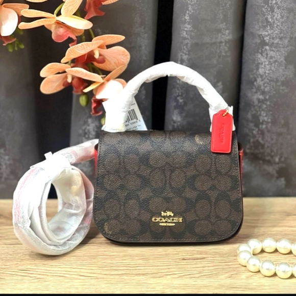 Coach | Bags | Nwt Coach Cx89 Lysa Top Handle Bag In Signature Canvas ...